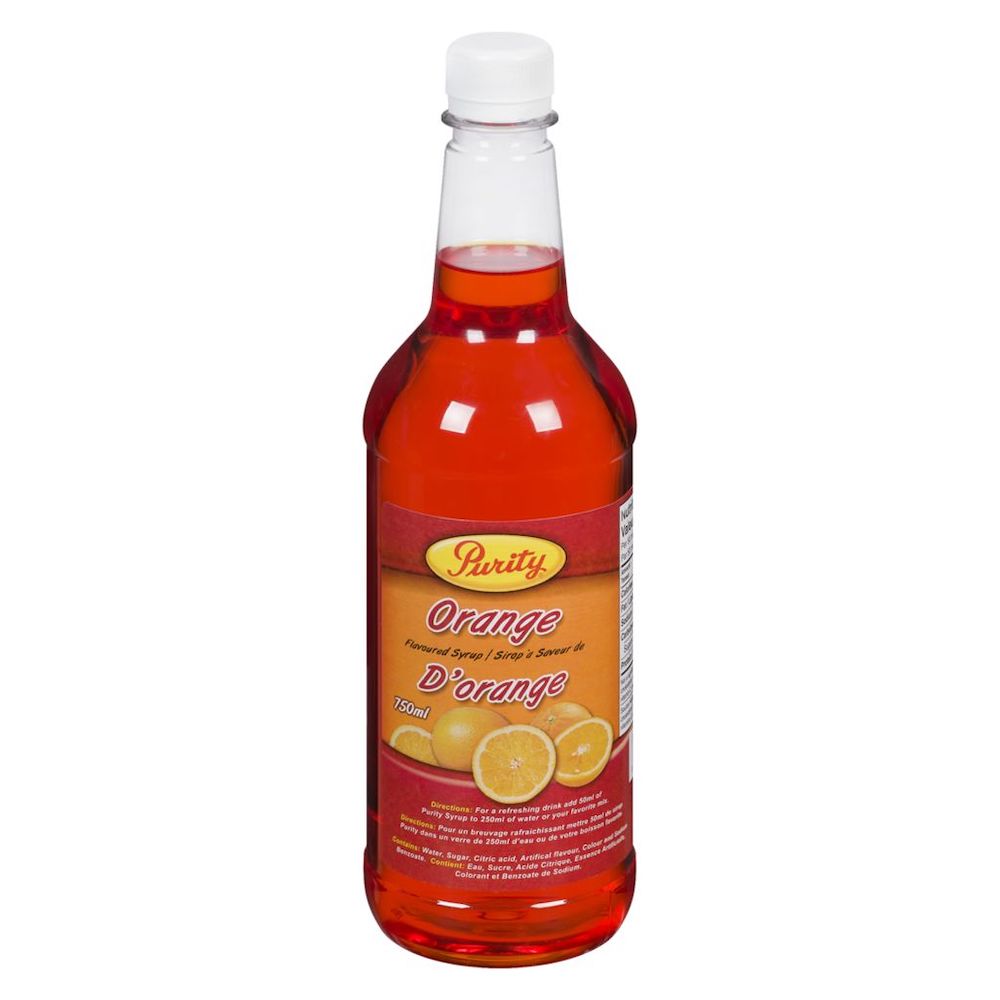 Purity Flavoured Syrup Orange – The Newfoundland Store